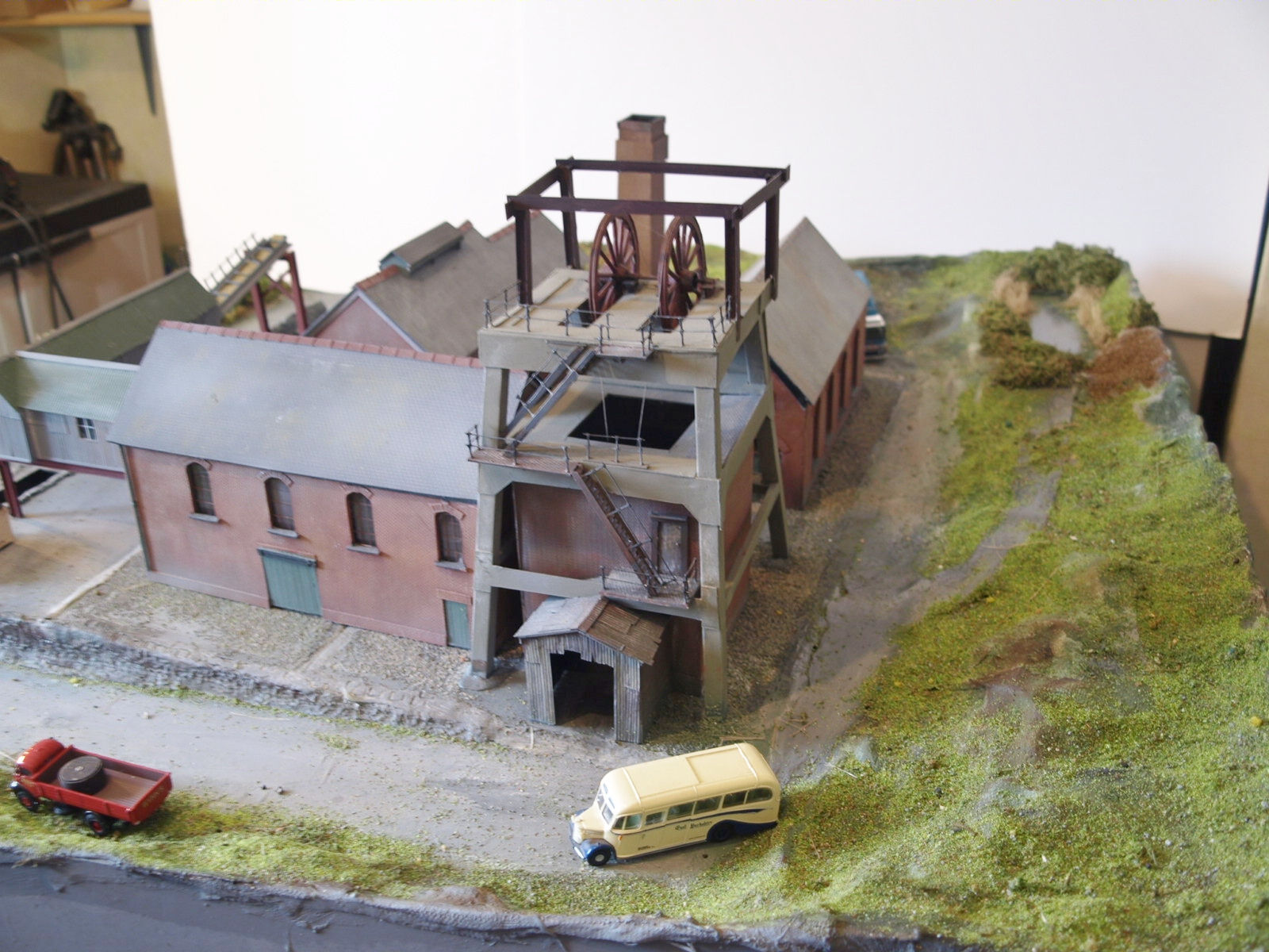 jans model buildings: Wood End Colliery Burnley