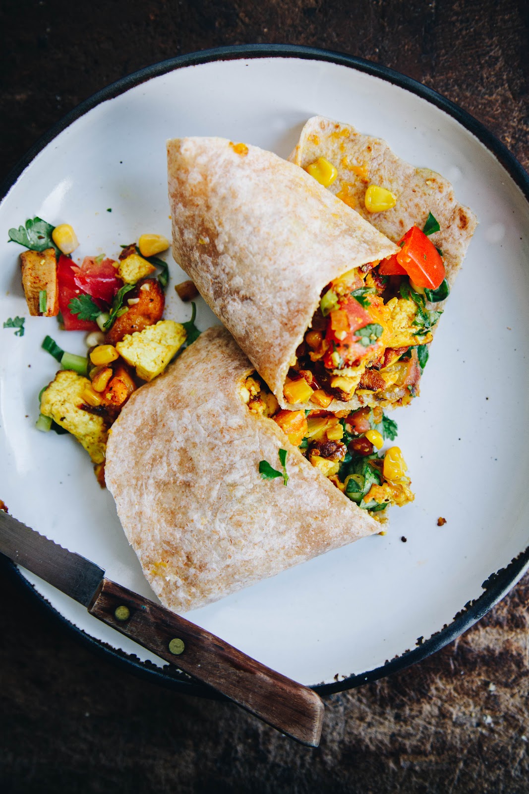This Rawsome Vegan Life: TOFU SCRAMBLE WRAPS with TOMATO SALSA ...