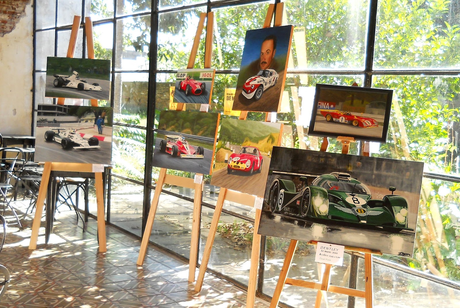 autos a escala y arte realista: Muestra Autos & Arte