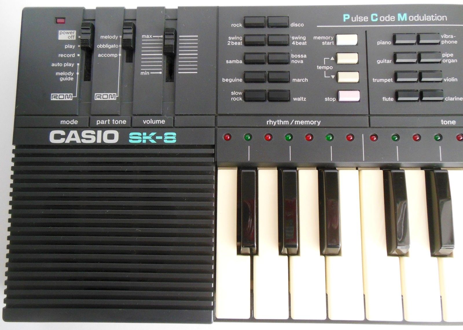 MATRIXSYNTH: Vintage Casio SK-8 Sampling Keyboard Synthesizer w/ ROM ...