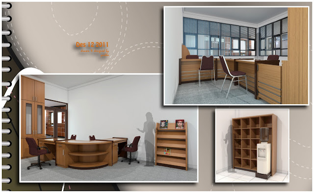 Ruang Customer service + ruang kantor | desain-exterior-interior.com