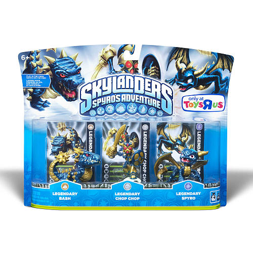 TheAngrySpark: Skylanders Legendary Triple Pack Back at TRU
