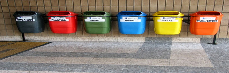 Colores para el reciclaje de la basura