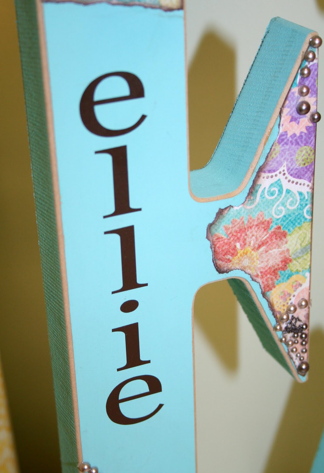 Oh My Crafts Blog: E is for Ellie