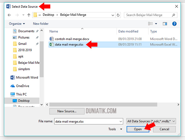 Cara Mudah Belajar Mail Merge Di Ms Word - SIAP UJIAN