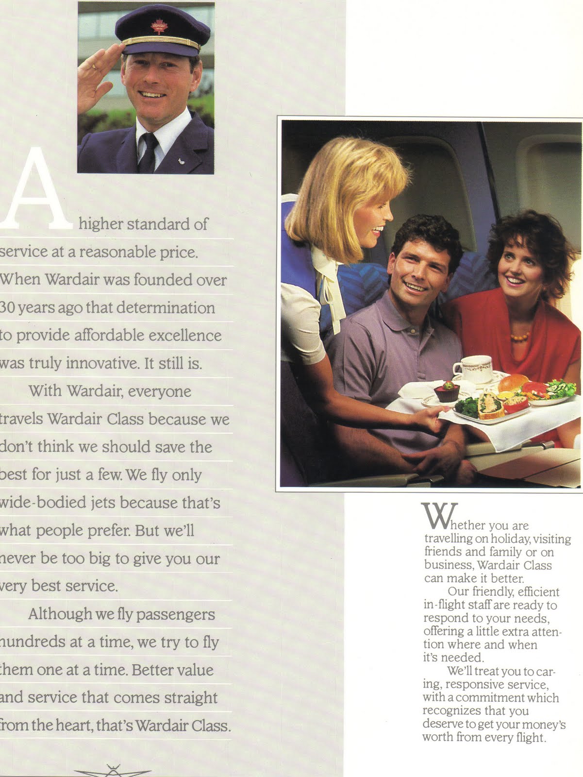 Airlines Past & Present: Wardair Canada. These are pictures of our ...