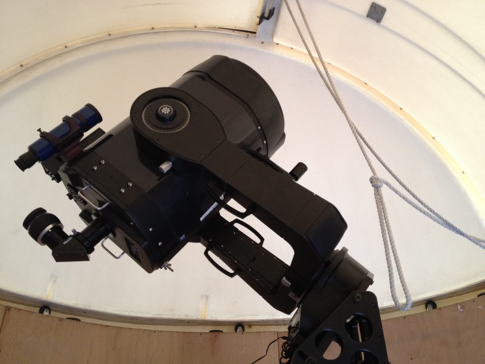 NJAA Research Group Blog: 12" Meade RCX and Schirra Observatory update!!