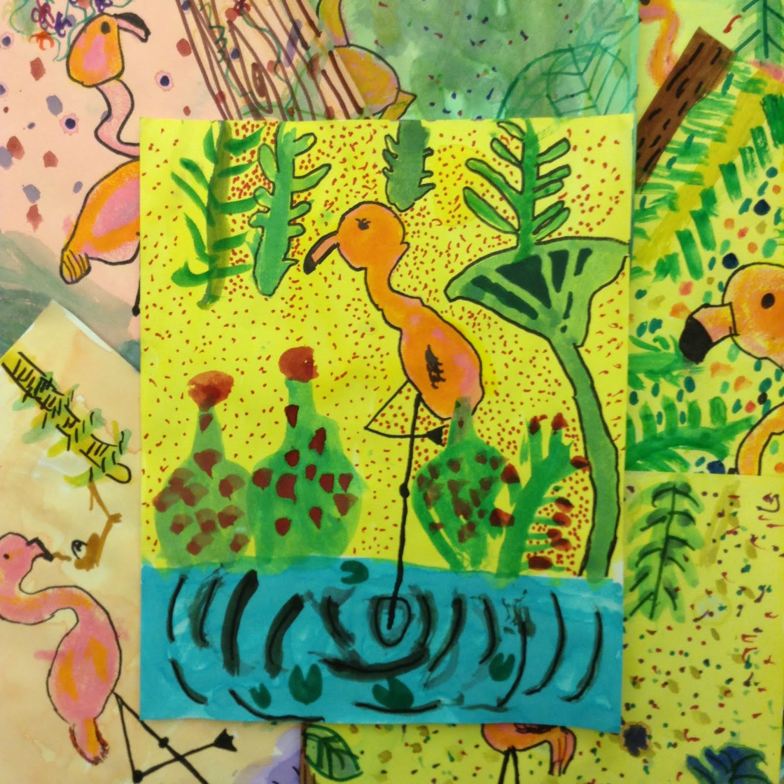 Mini Matisse: Flamingo Update