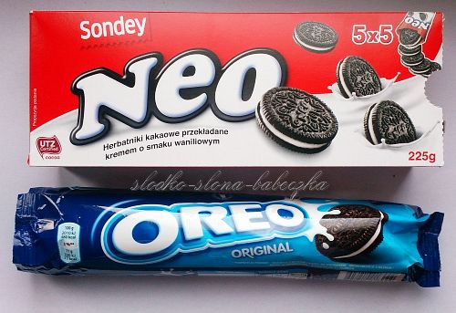 Słodko Słona babeczka testuje.: Oreo vs Neo