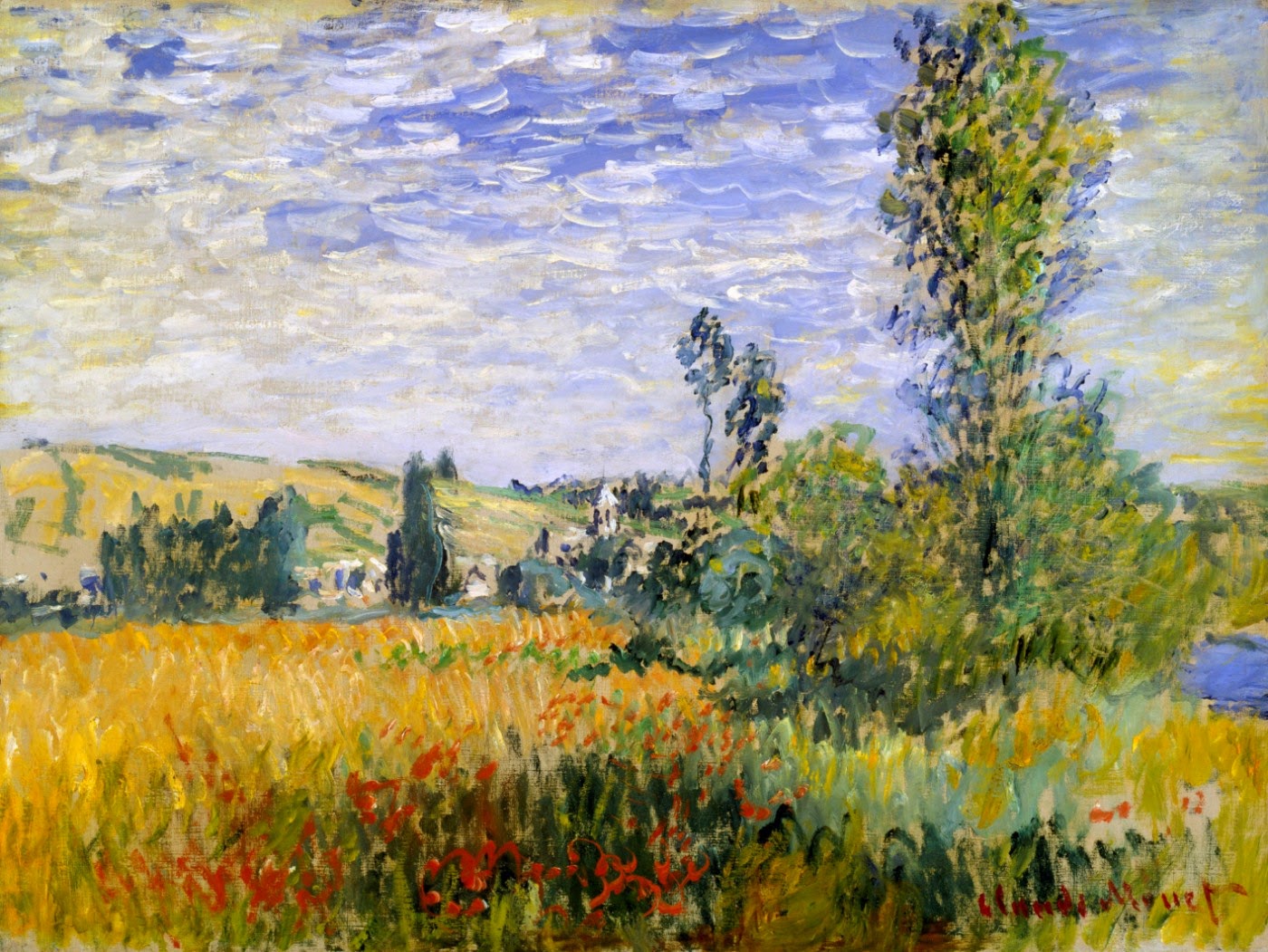 Landscape at Vetheuil 1880 Claude Monet ~ High resolution Art photos ...