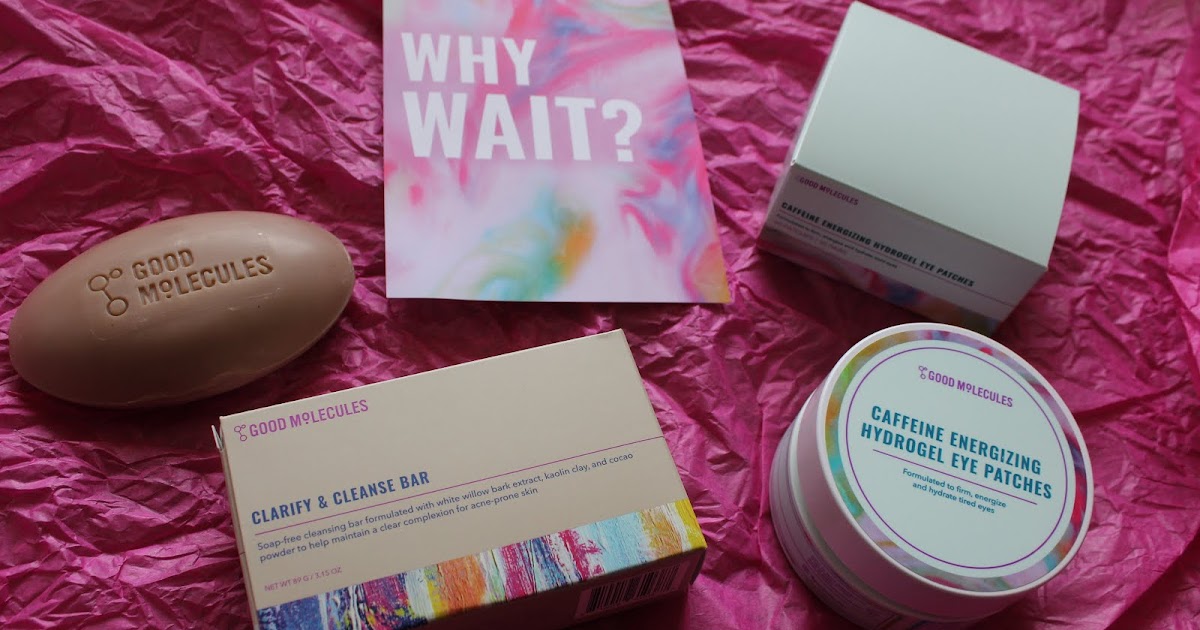 Good Molecules Cleansing Bar & Caffeine Energizing Hydrogel Eye Patches ...