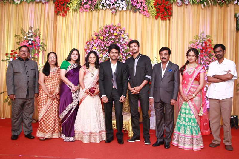 GV Prakash Saindhavi Wedding Reception Photos Gallery