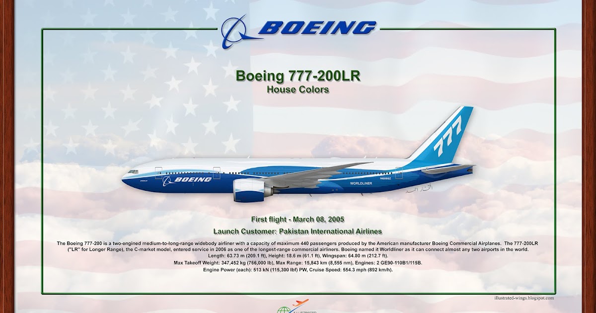 Illustrated Wings: House Color Series - Boeing 777-200LR