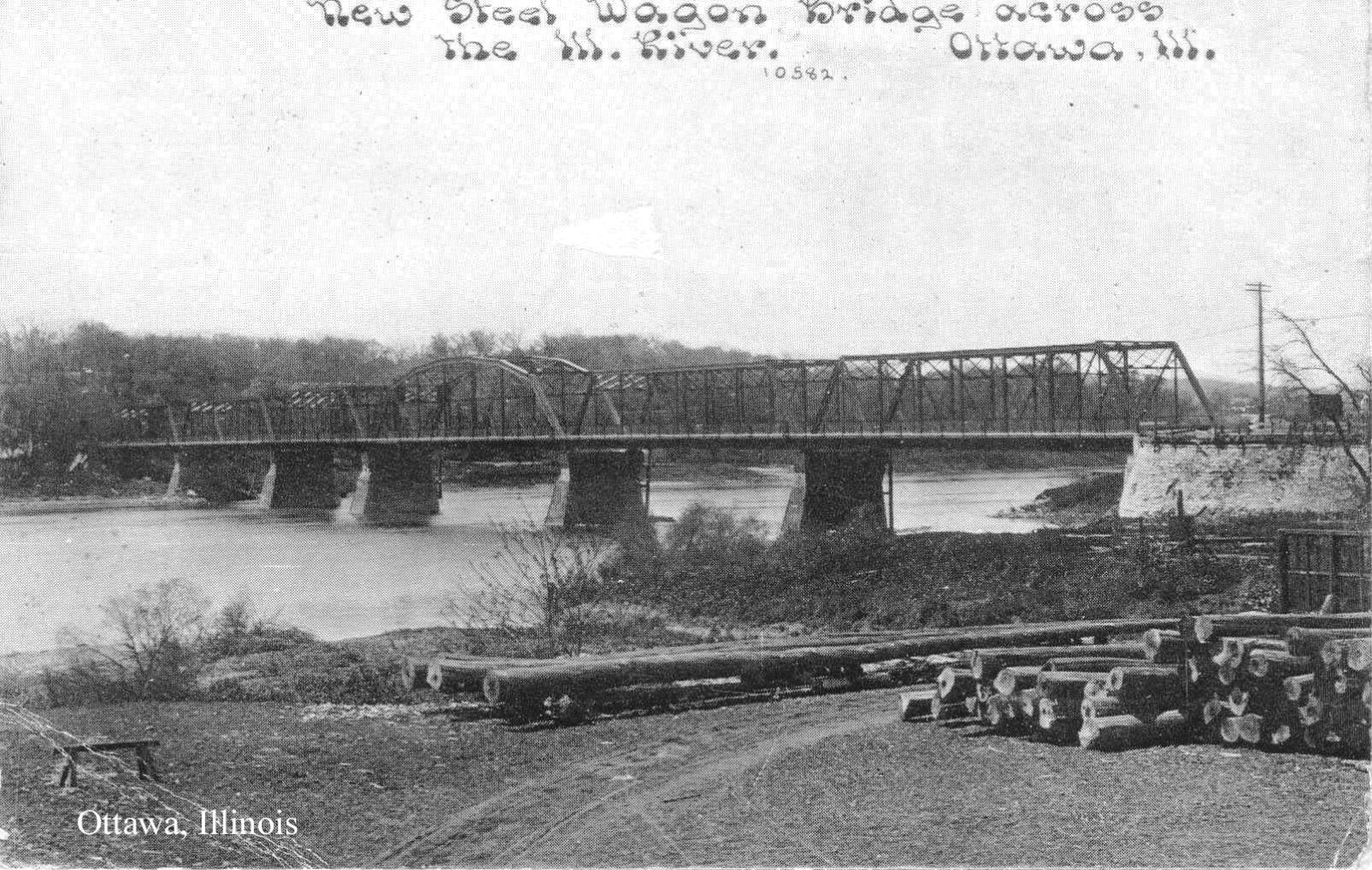 Industrial History: Ottawa's Previous Illinois River Bridges