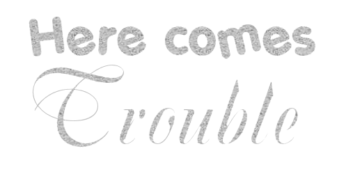 Graphic Groupies: Troublemaker Word Art