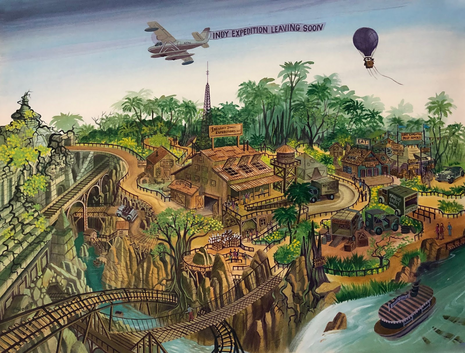 Indiana Jones Adventure Onride Front Row Pov At