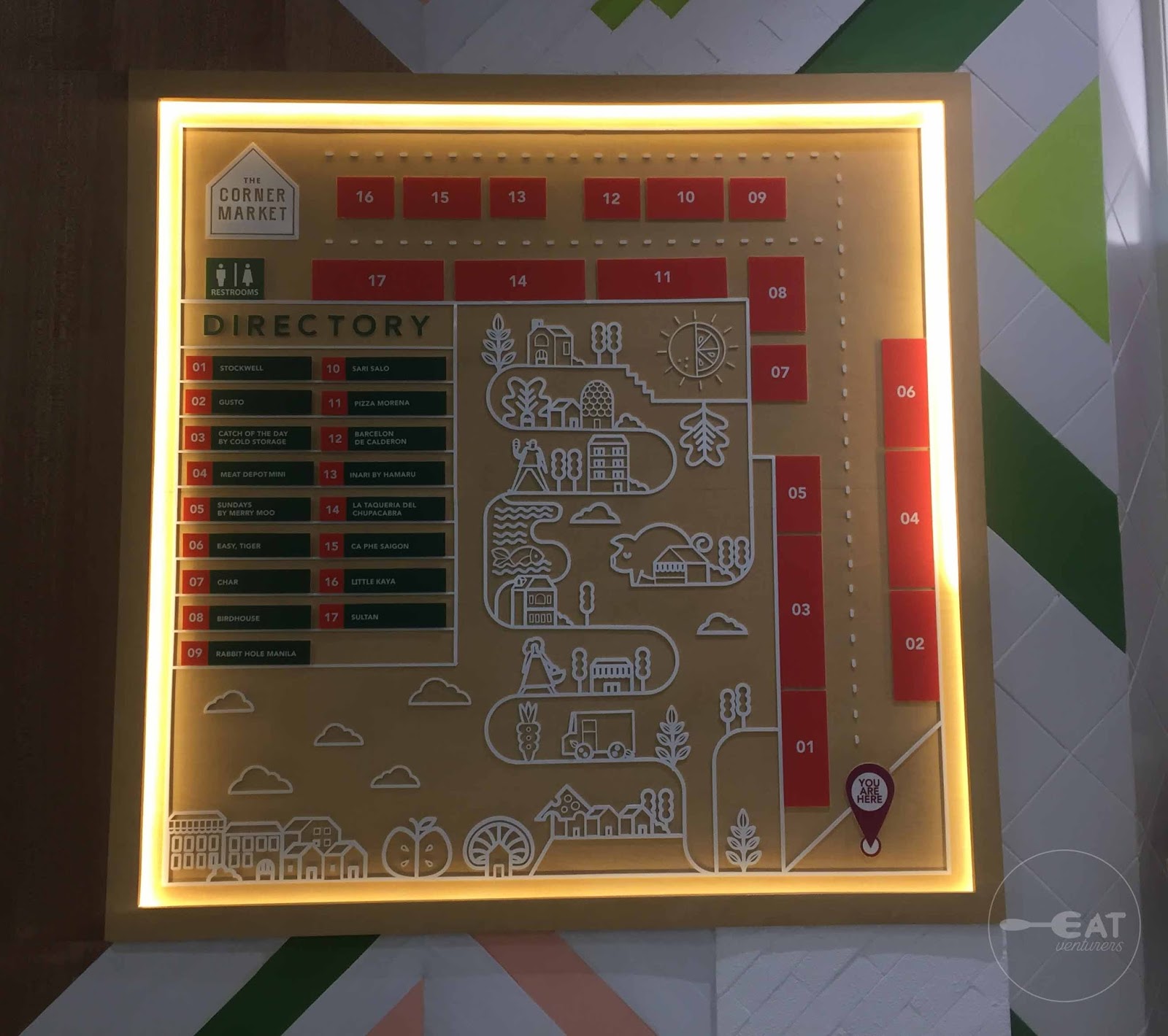 What's inside The Corner Market Food Hall?