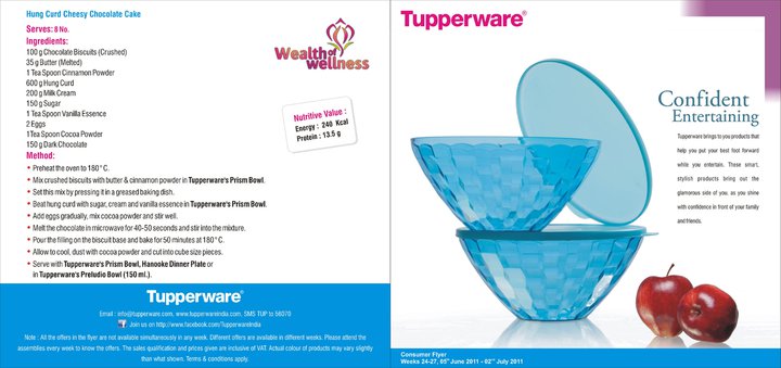 TUPPERWARE CONSULTANT CHENNAI: TUPPERWARE CONSUMER FLYER 5th JUNE - 2nd ...