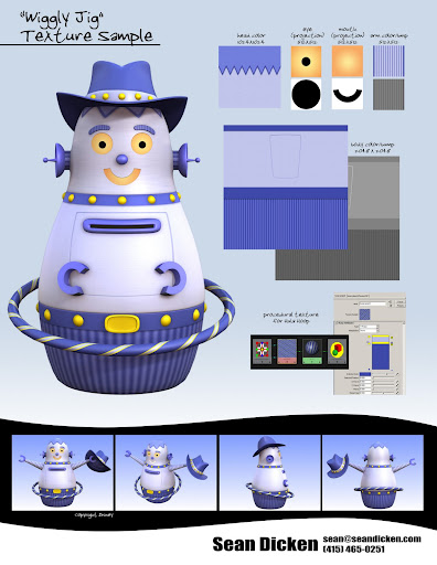 Sean Dicken: Director, Animator: 3D Model and Texture