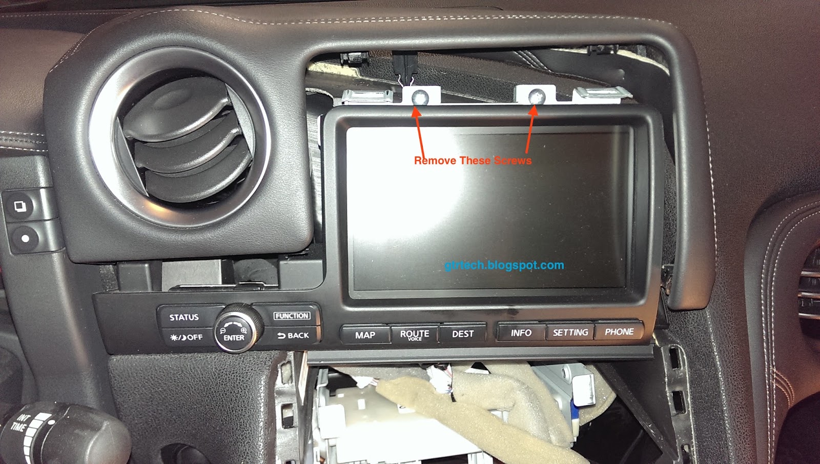 Nissan GT-R (R35) Technical DIY Blog: Upgrading 2009 GT-R AV ...