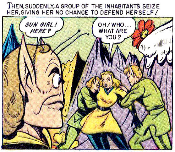 Pappy's Golden Age Comics Blogzine: Number 1981: Here comes the Sun Girl!