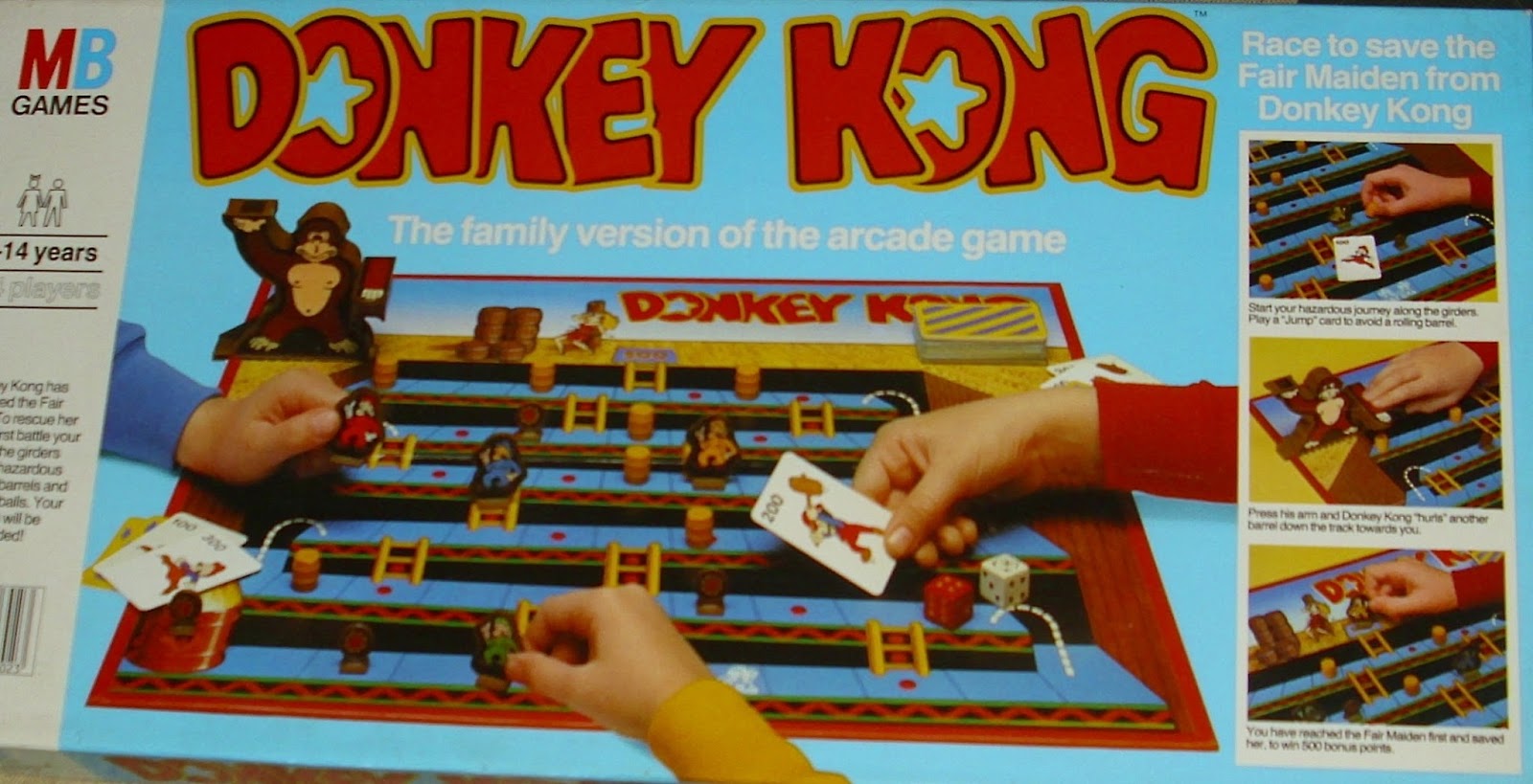 Herbie's World of Kitsch & Toys: 🐵 Donkey Kong Board Game by Milton ...
