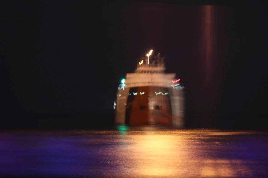 Michigan Exposures: The Arthur M. Anderson Passes Under the Blue Water ...