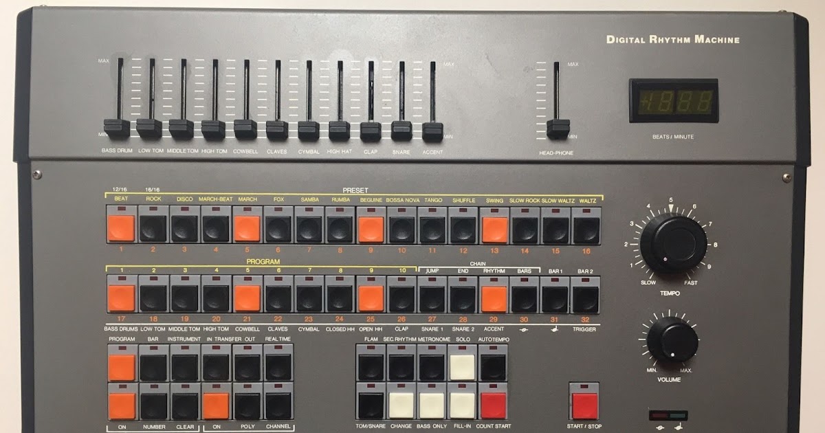 MATRIXSYNTH: Vintage Vermona DRM DDR Digital Rhythm Machine