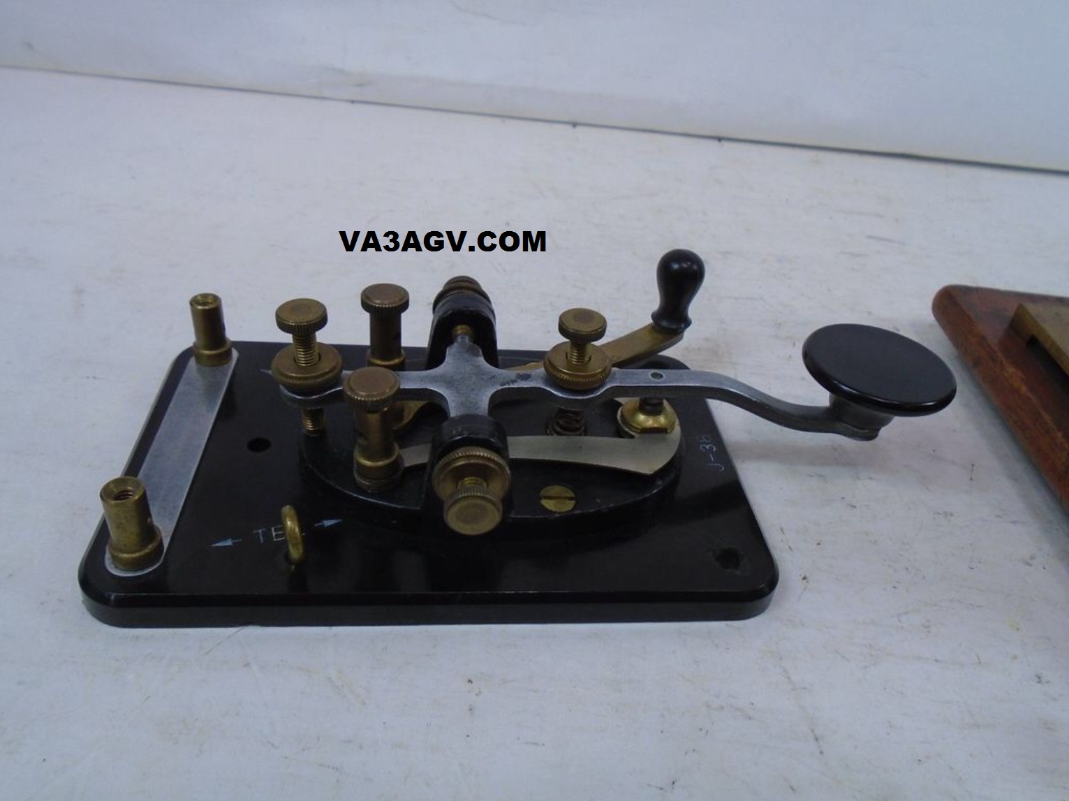 Morse Code CW Key Telegraph (Straight) : Signal Electric Mfg Telegraph ...