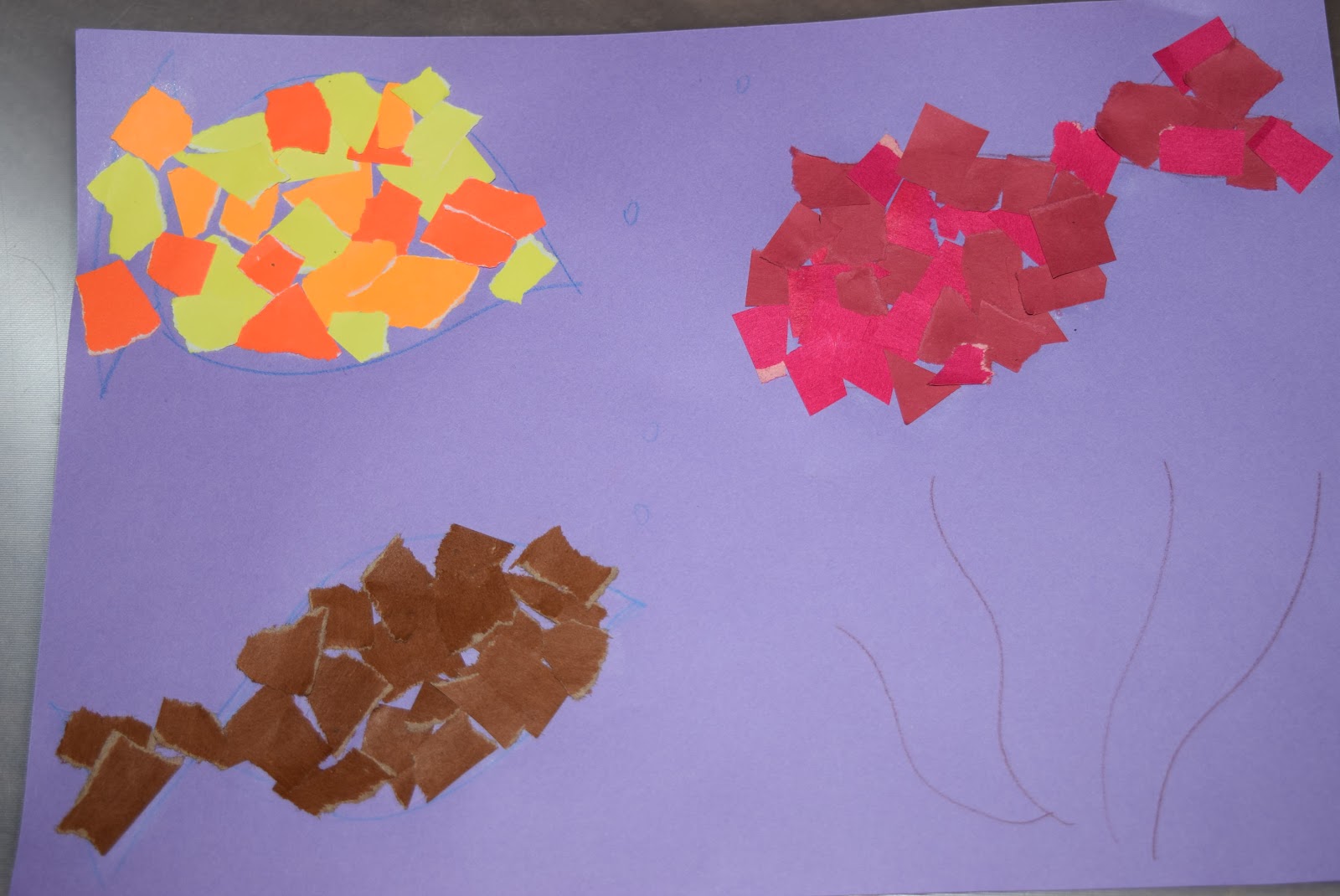 Sindhu's cocoon: Undersea Collage - Toddler Activity