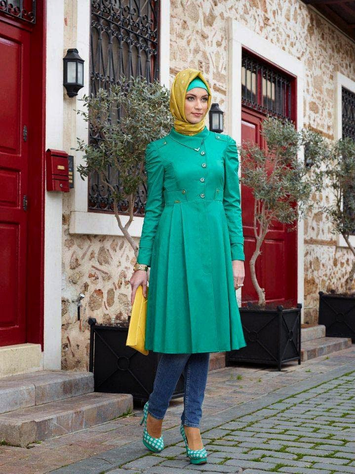 Hijab Mode Manteau Turque Pour Femme Voilée Beautiful Hijab Styles