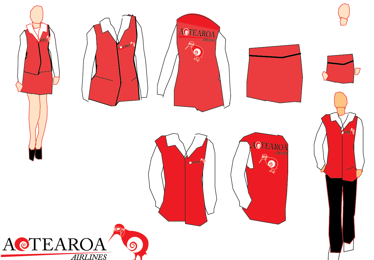 Unit 41 - Pasquale - Airline corporate identity : Airline Uniform Designs