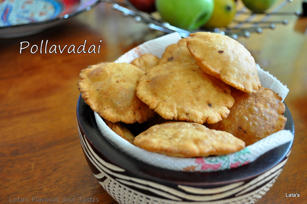 Flavours and Tastes: Polla Vadai