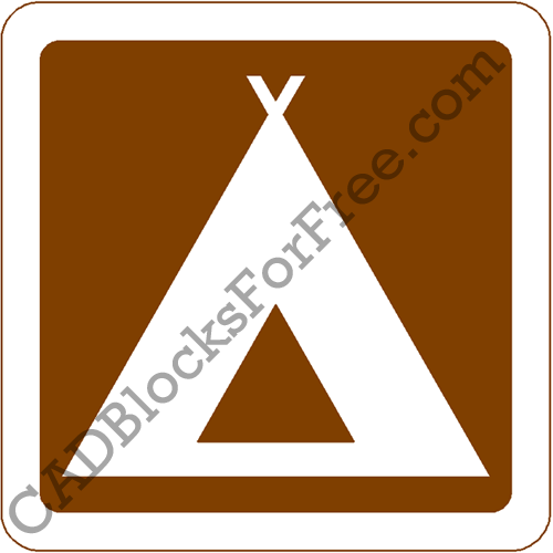 CADBlocksForFree.com: British Tourism Signs (Brown)