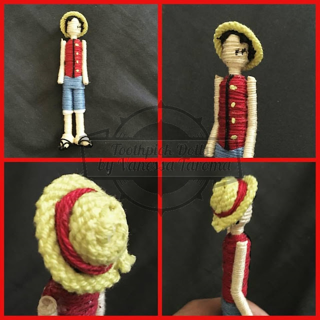One Piece: Monkey D' Luffy Toothpick Doll