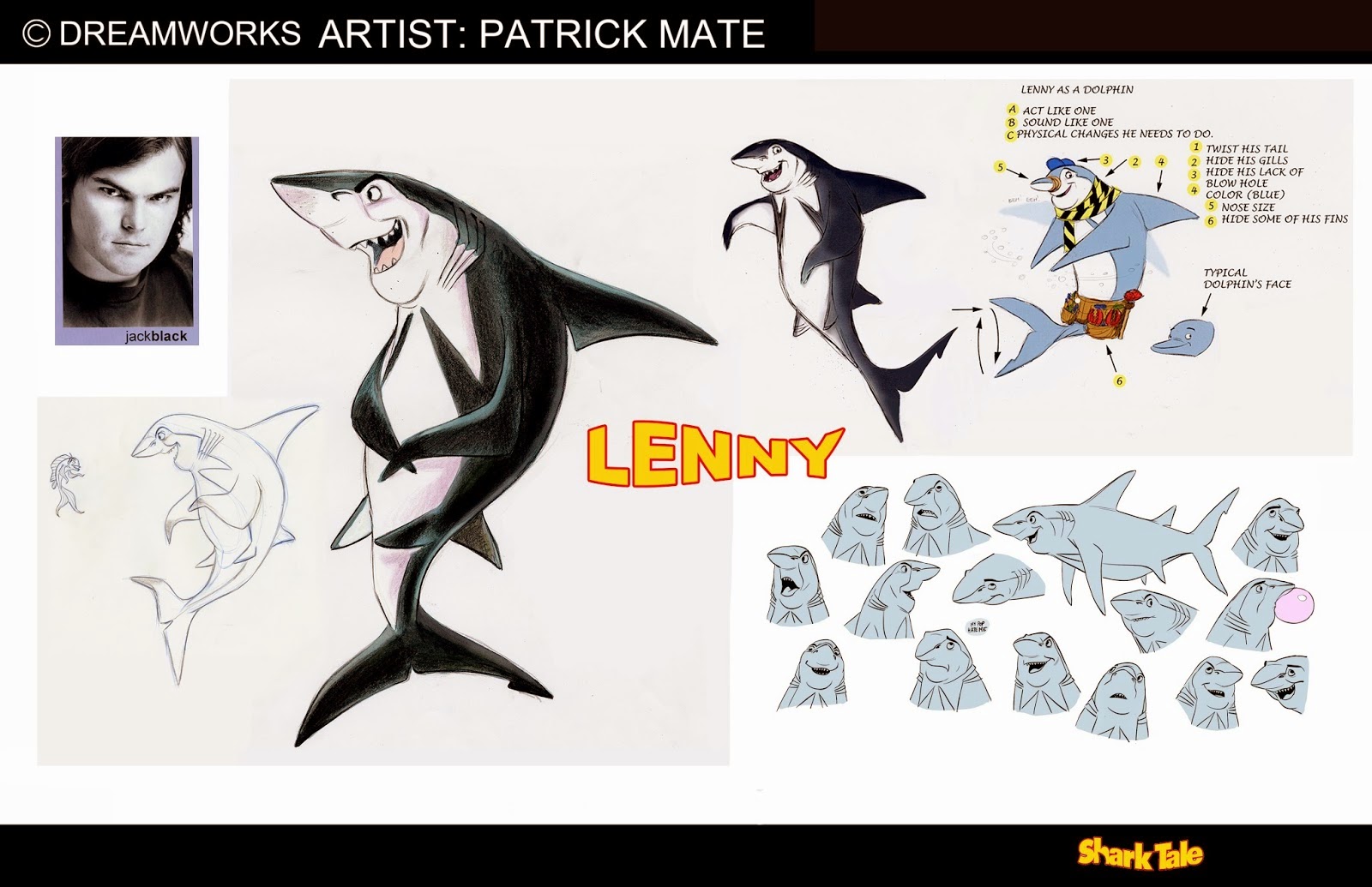 Sophie Graham Animation : Shark character: step 2, existing shark ...