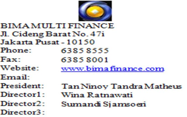 BIMA MULTIFINANCE, 2010 Memperoleh Laba Rp.90,940,000,000,- , 2011 ...