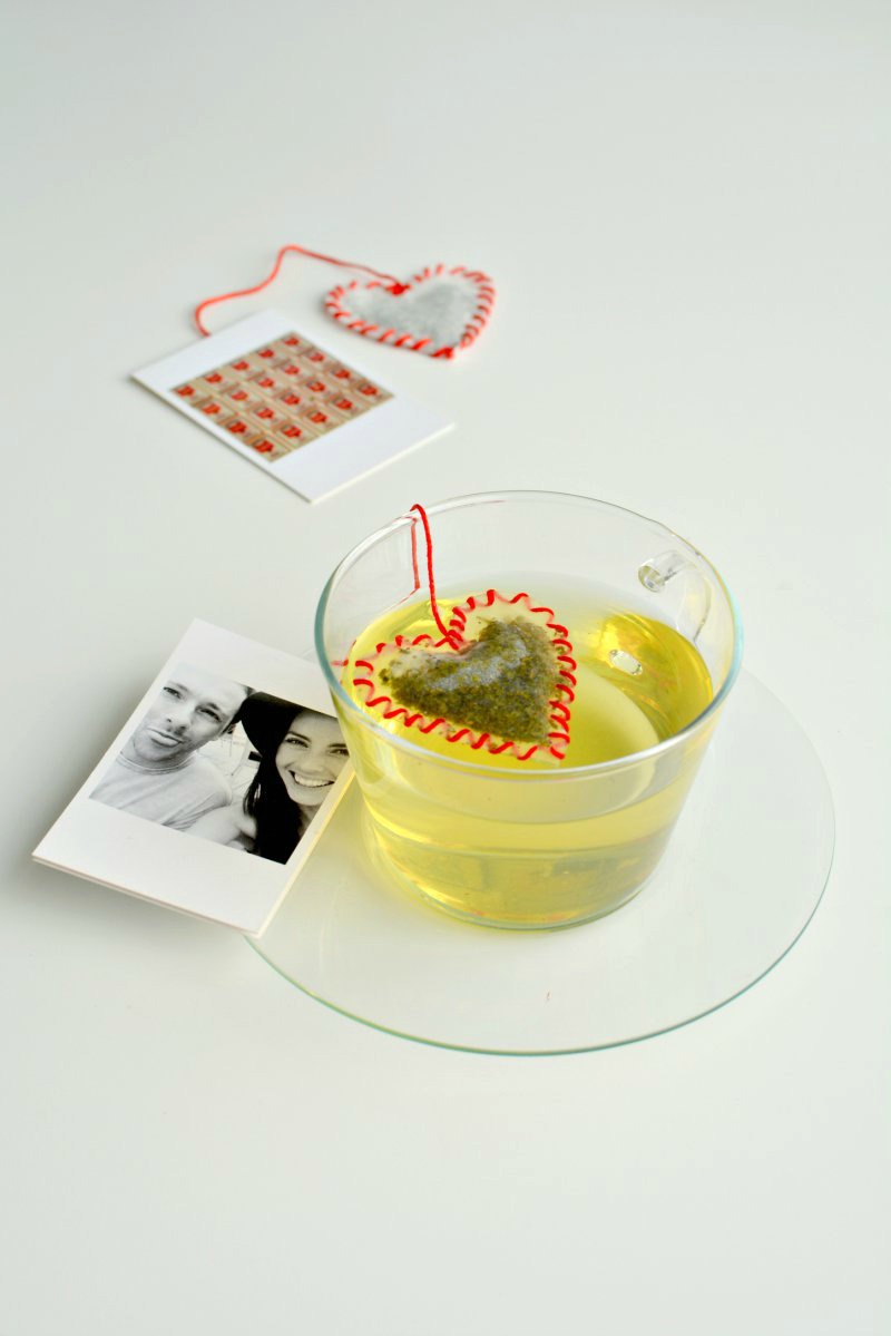 DIY personalised heart teabags — Caroline Burke | Burkatron