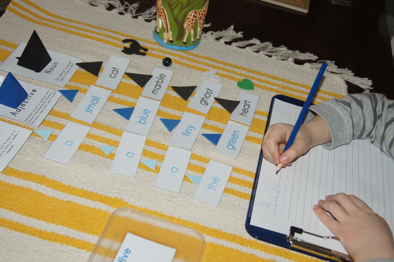 Introducing Adjectives, Montessori Grammar & Language At Home - "Making ...