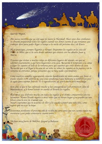 el mundo de lucrecia: Carta A Los Reyes Magos