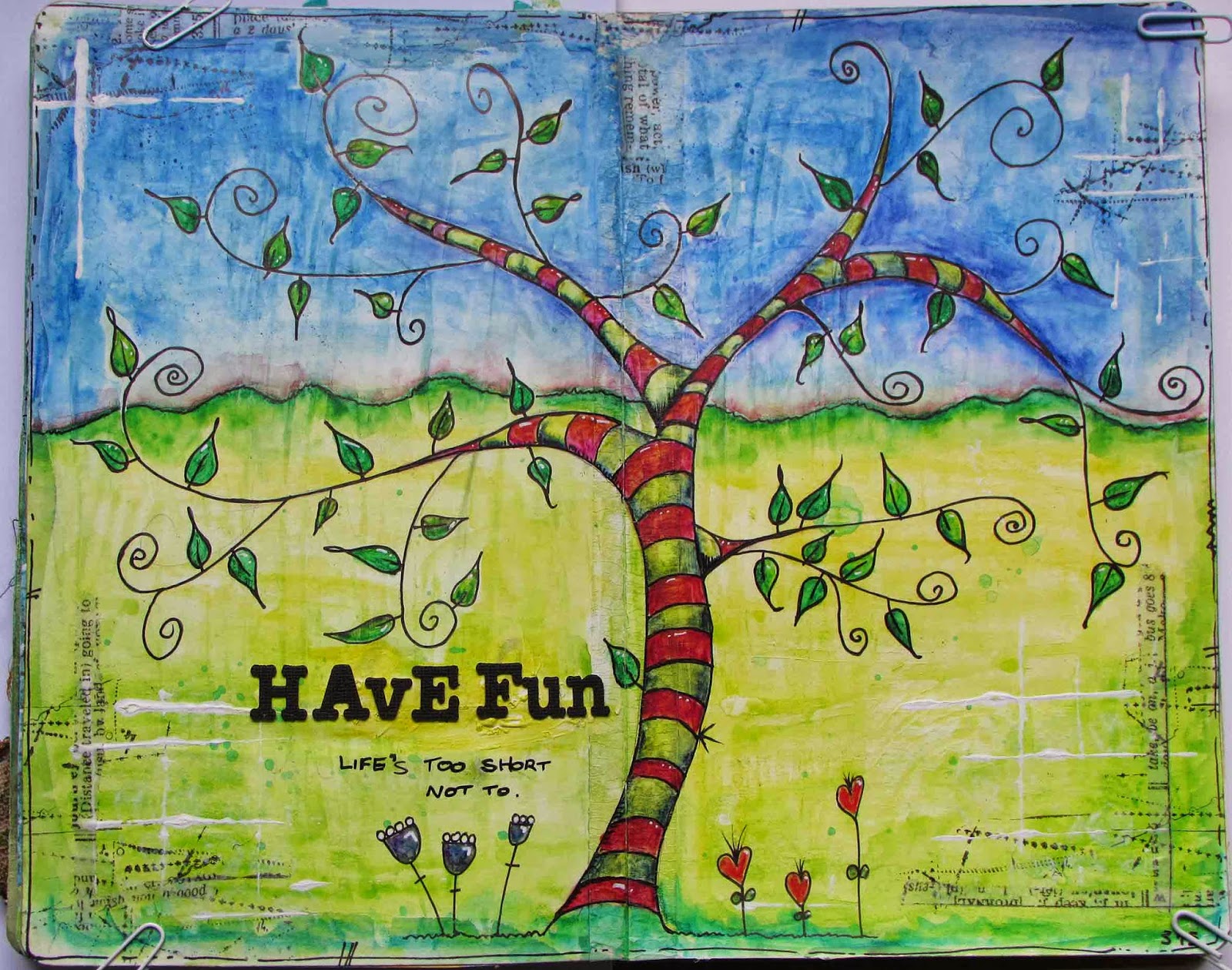 a sprinkle of imagination: Evolution of a doodle