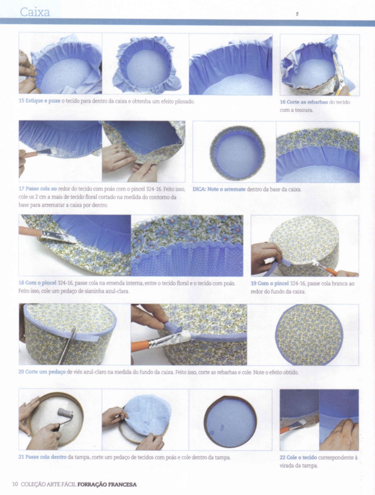 Luci Artes: Forração Francesa - Técnica com Dicas e Passo a Passo de ...