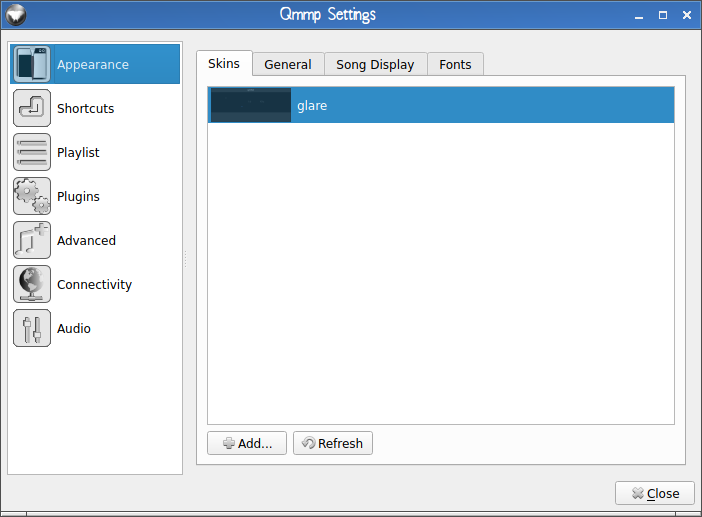 QMMP - Qt Based Multimedia Player in Archlinux