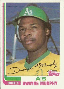 1982 Topps Blog: Card #29: Dwayne Murphy