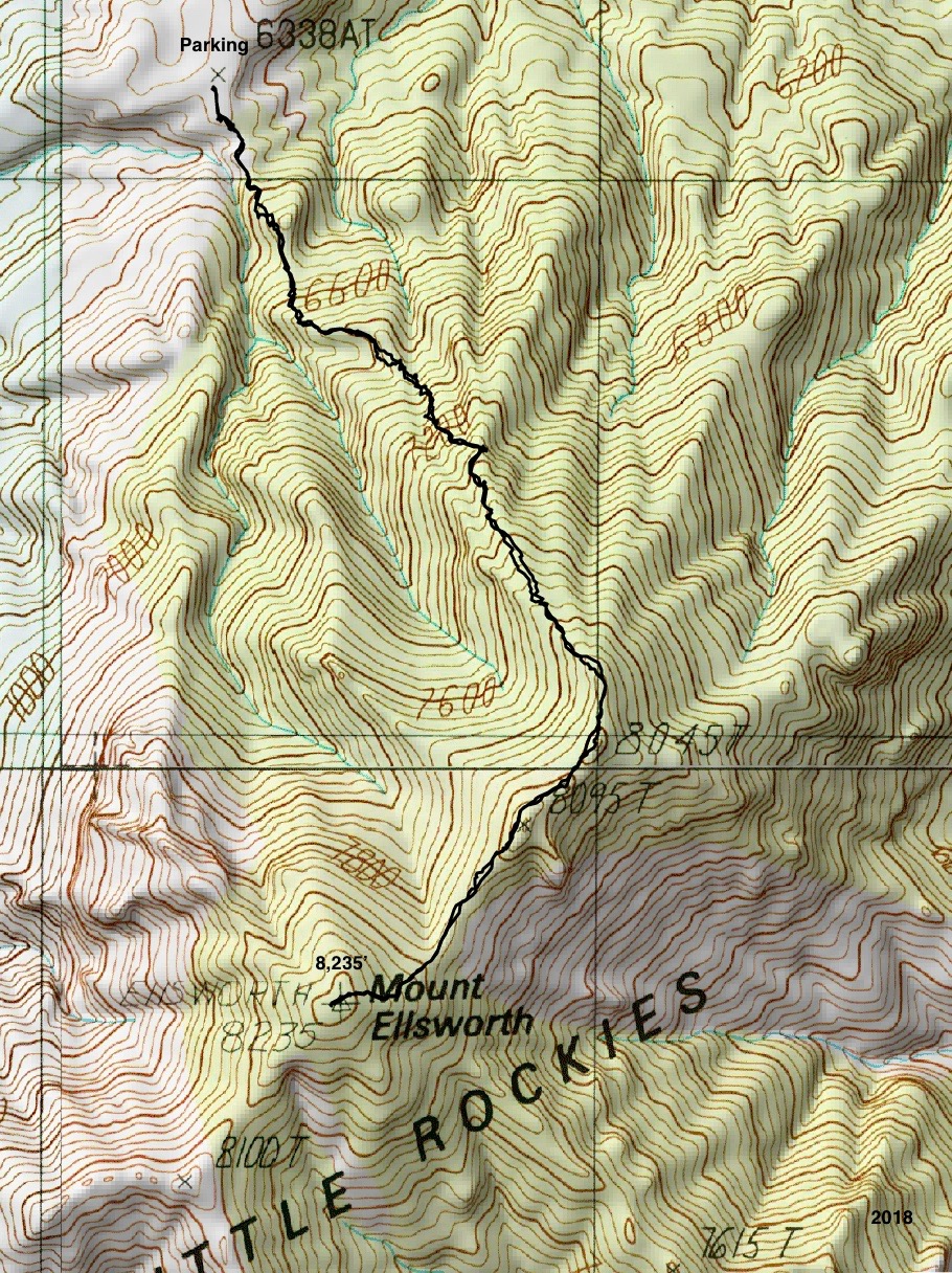 Earthline: The American West: Mount Ellsworth, 8,235', Little Rockies ...