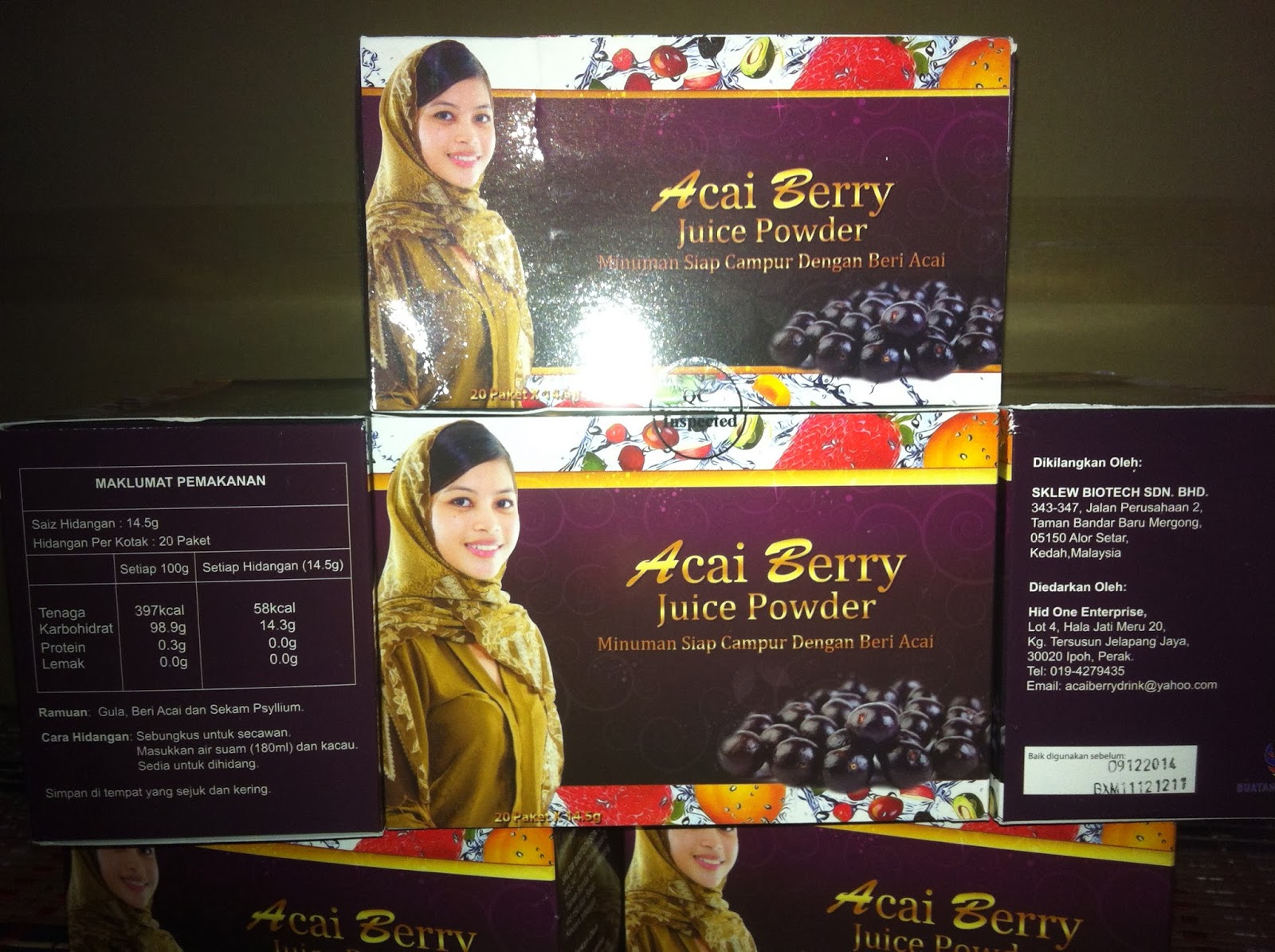 Foot Patch Detox Original (Korea): ACAI BERRY JUICE POWDER - Minuman ...