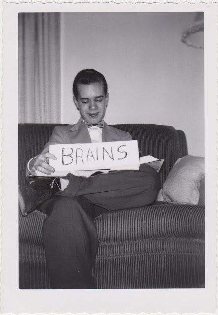A Collection of 18 Funny Snapshots of Men Posing With Signs ~ Vintage ...