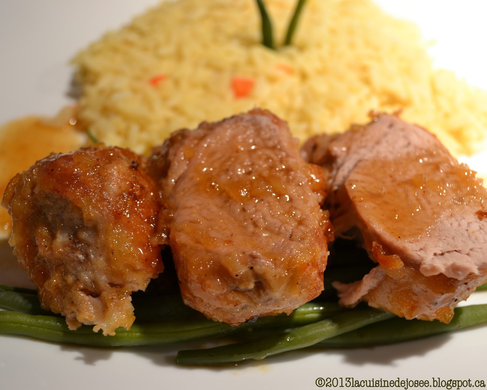 La cuisine de Josée: Filets de porc glacés à l'érable (Ricardo)