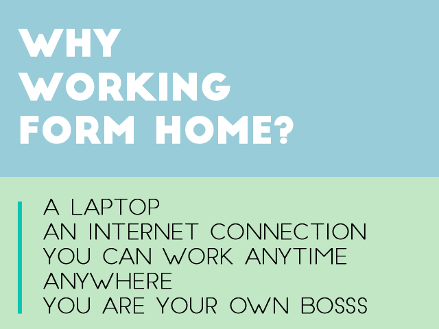 Why working from home?