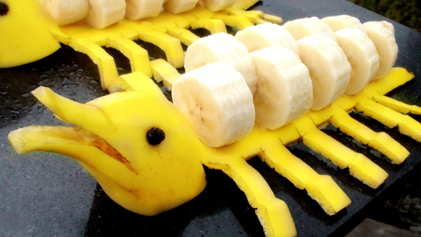 Soni Recipes: Banana Food Art